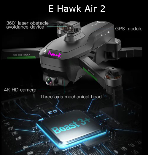 E HAWK AIR- DRONES